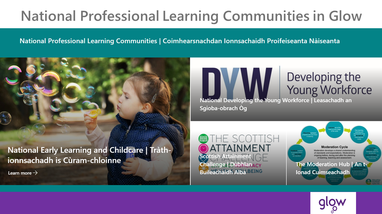 National Professional Learning Communities in Glow – Glow Connect