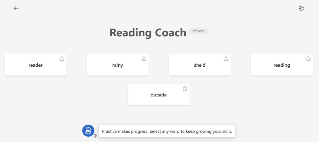Reading Coach Built into Immersive Reader – Glow Connect