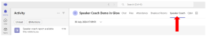 Speaker Coach now available within Teams Meetings – Glow Connect
