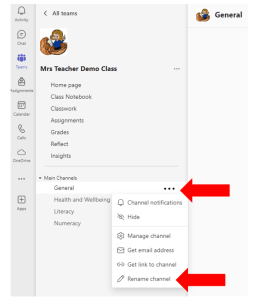 Microsoft Teams – General Channel changes – Glow Connect