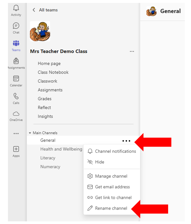 Microsoft Teams – General Channel changes – Glow Connect
