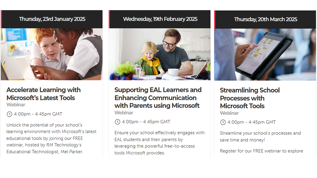 RM Education Webinars – Glow Connect